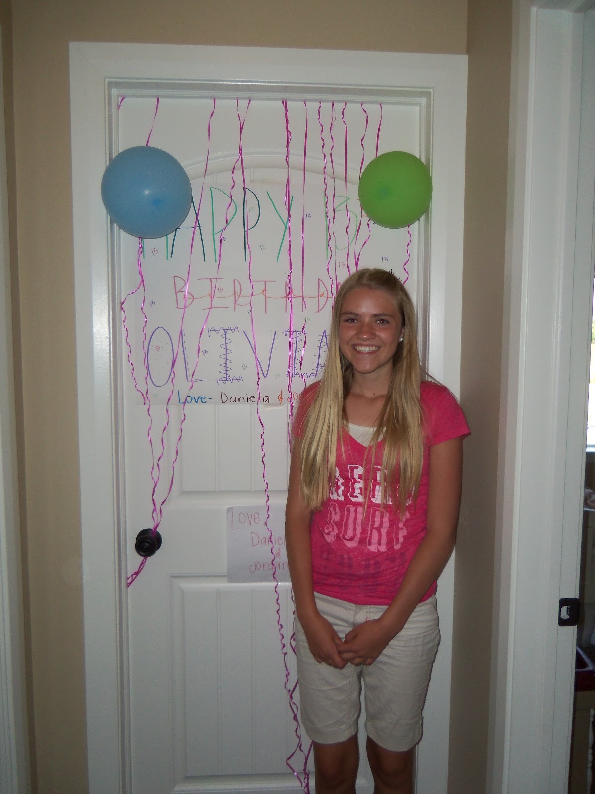 Sanchez Family: Happy 13th Birthday Olivia!